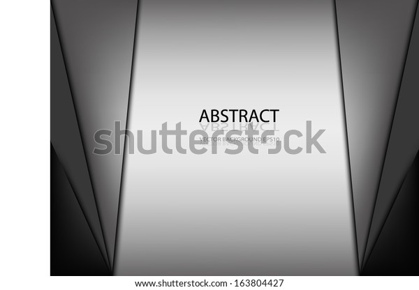Black Background Vector Text Message Design Stock Vector (Royalty Free ...