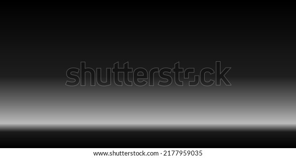 Black Background White Gradient On Bottom Stock Vector (Royalty Free ...
