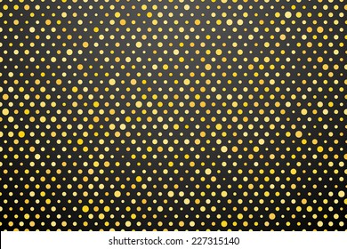 Black Background Yellow Polka Dots: vector de stock (libre de regalías ...