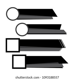 Black Banner Template Stock Vector (Royalty Free) 1093188557 | Shutterstock