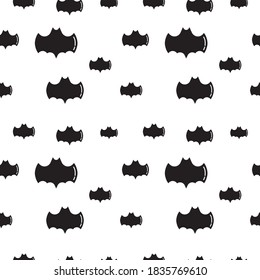 Black Bat Shape Vector Illustration On Stock Vector (Royalty Free ...