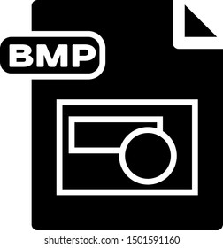 Black Bmp File Document Download Bmp Stock Vector (Royalty Free ...