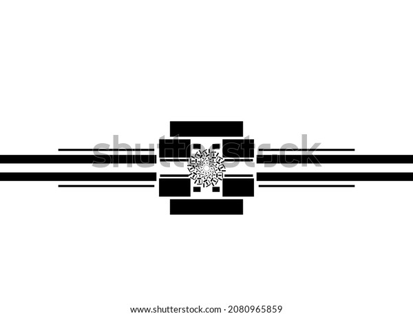 Black Box Square Calligraphy Banner Stock Vector (Royalty Free ...