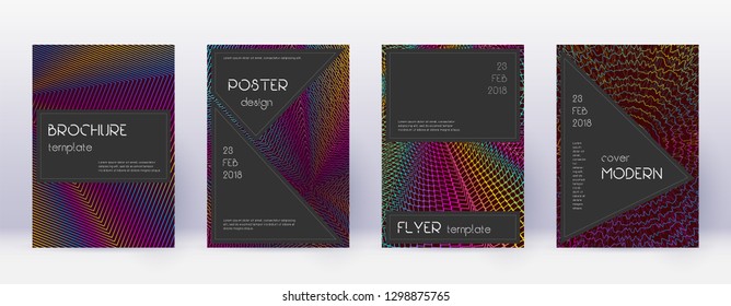 Minimalistic Cover Design Templates Set Layouts Stock Vector (Royalty ...