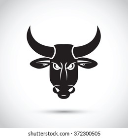 Simple Illustration Bull Icon Stock Vector (Royalty Free) 1237475842