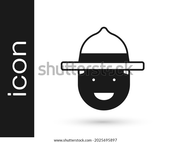 Black Canadian Ranger Hat Uniform Icon Stock Vector (Royalty Free ...