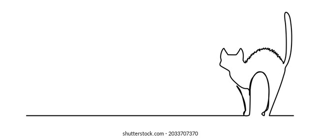 1,081 Halloween Continuous Vector Line Art Images, Stock Photos ...