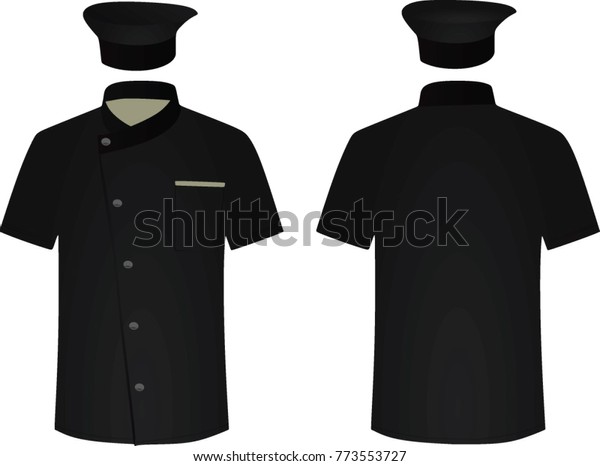 Black Chief Uniform Vector Illustration Stock Vector (Royalty Free ...