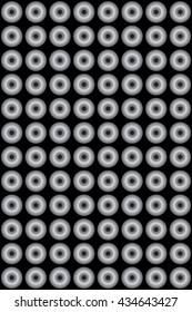 Black Circle Pattern Wallpaper Fabric Printing Stock Vector (Royalty ...