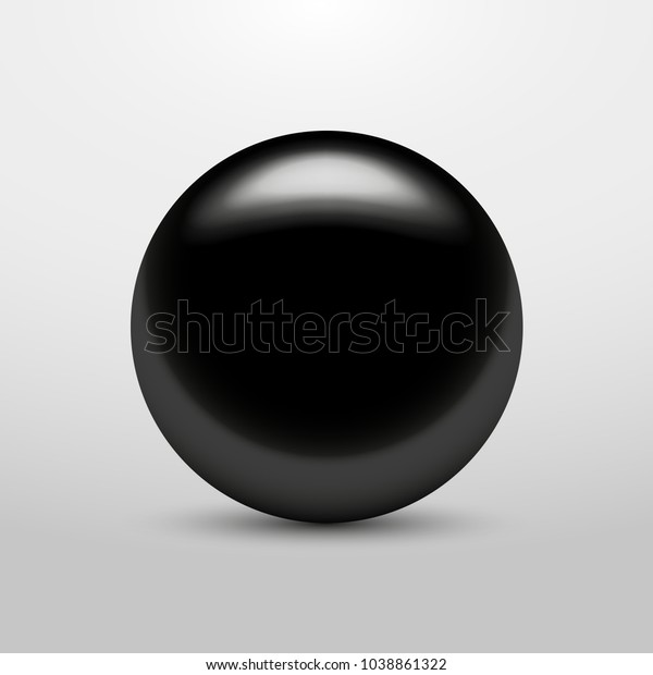 Black Clear Ball Stock Vector (Royalty Free) 1038861322 | Shutterstock