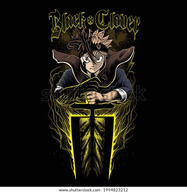 Black Clover Asta Best Anime Fanart Stock Vector (Royalty Free) 1994823212