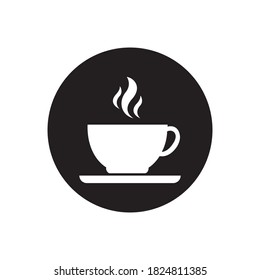 Black Coffee Logo Icon Vector Stock Vector (Royalty Free) 1824811385 ...