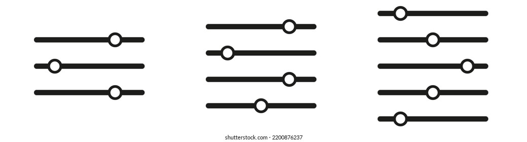 Black Control Panel Design Any Purposes Stock Vector (Royalty Free ...