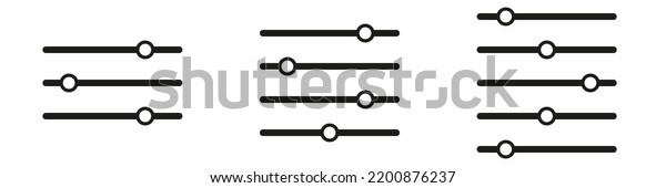 Black Control Panel Design Any Purposes Stock Vector (Royalty Free ...