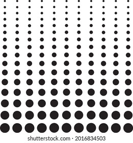 Black Dots Blending Sizes Stock Vector (Royalty Free) 2016834503 ...
