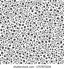 Monochrome Broken Dots Brushed Textured Background Stock Vector ...