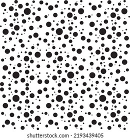 Black Dots Vector Illustration Seamless Patterns Stock Vector (Royalty ...