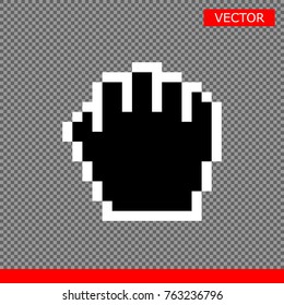 Black Drag Hand Cursor Icon Vector Stock Vector (Royalty Free) 763236796