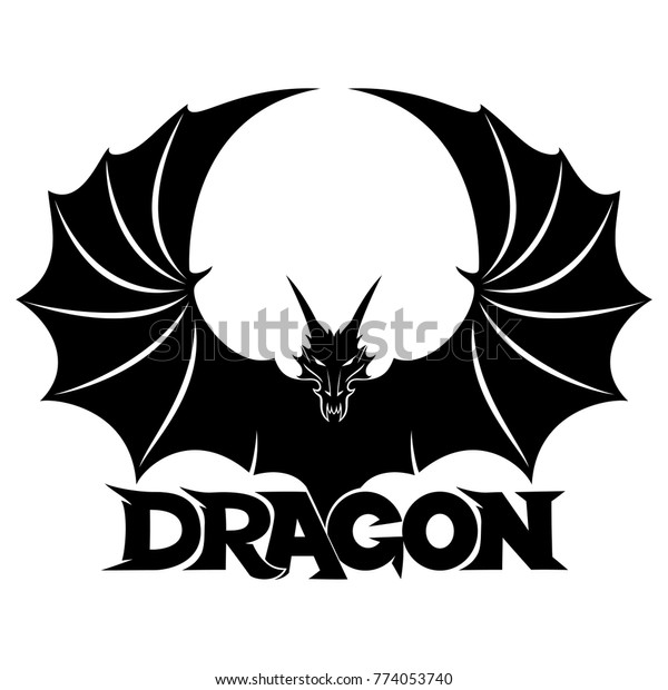 Black Dragon Sign Stock Vector (Royalty Free) 774053740 | Shutterstock