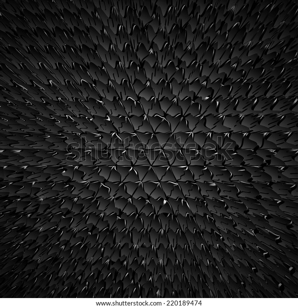 Black Dragon Skin Background Realistic Squama Stock Vector (Royalty ...