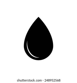 Black Drop Icon Stock Vector (Royalty Free) 248952568 | Shutterstock