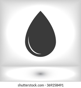 Black Drop Icon Stock Vector (Royalty Free) 369258491 | Shutterstock