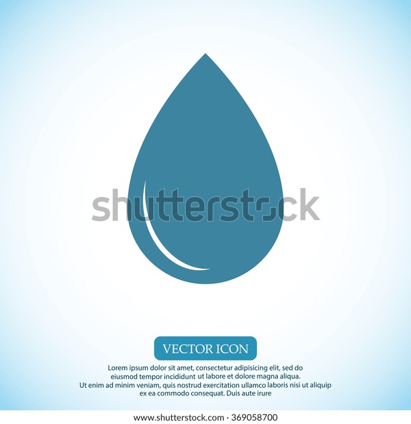 Black Drop Icon Stock Vector (Royalty Free) 369058700 Black Drop Icon Stock Vector (Royalty Free) 369058700