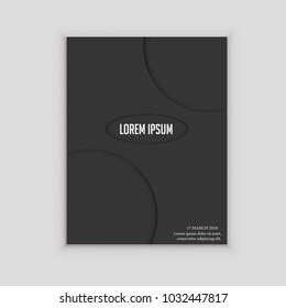 Black Flyer Template Stock Vector (Royalty Free) 1032447817 | Shutterstock