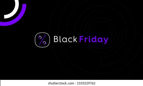 Black Friday Visual Identity Logo Vector Stock Vector (Royalty Free ...