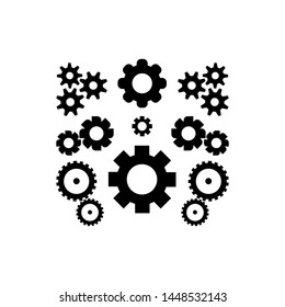Circle Gear Vector Design Template Stock Vector (Royalty Free) 329554019