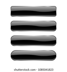 Oval Buttons 3d Glass Menu Icons Stock Illustration 1557880994