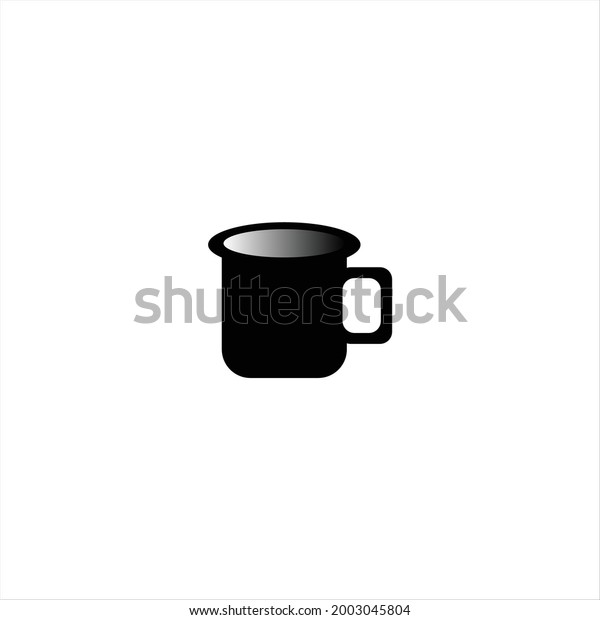 Black Glass Vector White Background Stock Vector (Royalty Free ...