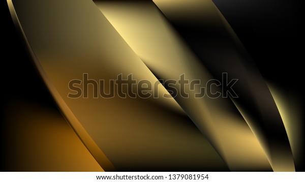 Black Gold Background Vector Image Stock Vector (Royalty Free ...