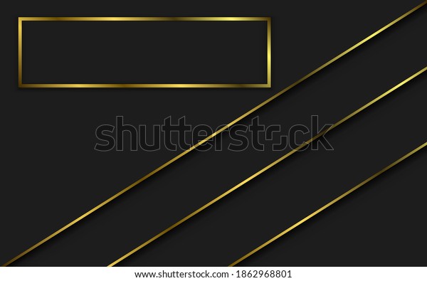 Black Gold Paper Texture Background Stock Vector (Royalty Free ...