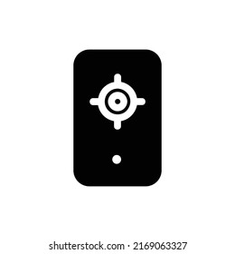 Black Gps Tracker Device Icon Design Stock Vector (Royalty Free ...