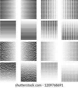 Black Gradation Scale Line Set Stock Vector (Royalty Free) 1209768691 ...