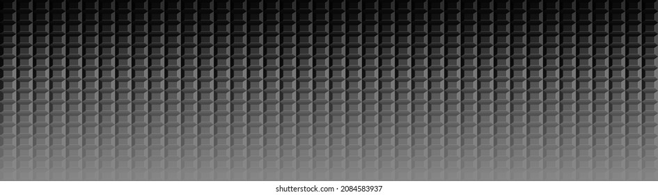 Black Gradient Geometric Background Mosaic Tiles Stock Vector (Royalty ...