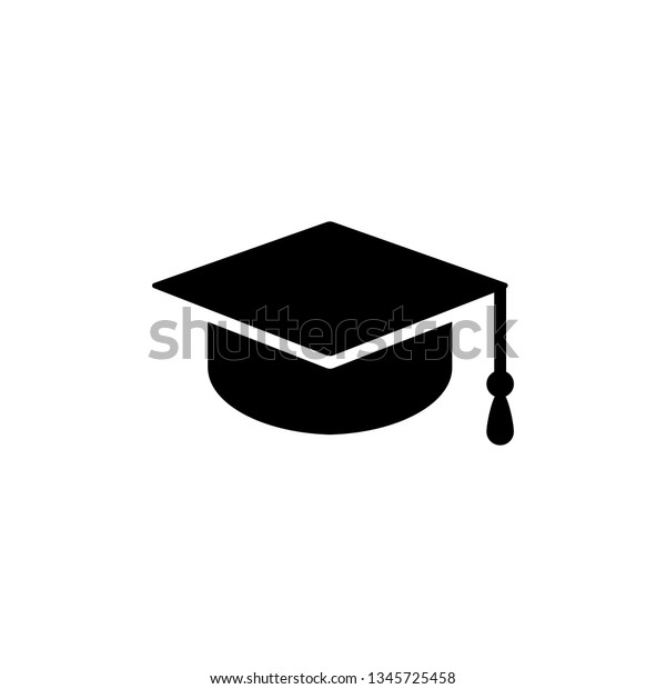 Black Graduation Cap Tool University Stock Vector (Royalty Free ...