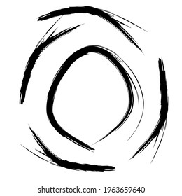Black Graffiti Icon Symbol Background Vector Stock Vector (Royalty Free ...