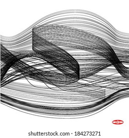 Black Gray Line On White Background Stock Vector (Royalty Free ...