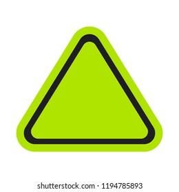 Hazard Warning Attention Sign Vector Green: เวกเตอร์สต็อก (ปลอดค่า ...