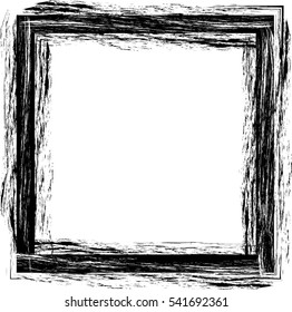 Black Grunge Frame Stock Vector (Royalty Free) 541692361 | Shutterstock