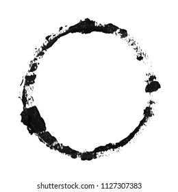 Black Hand Drawn Ink Circle Vector: เวกเตอร์สต็อก (ปลอดค่าลิขสิทธิ์ ...