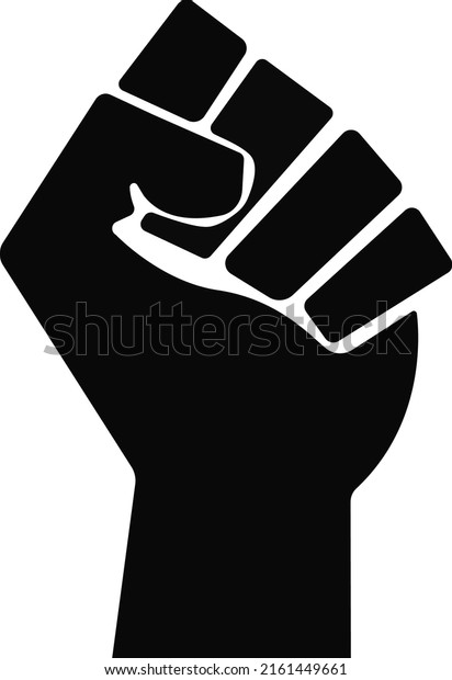 Black Hand Logo White Background Stock Vector (Royalty Free) 2161449661 ...