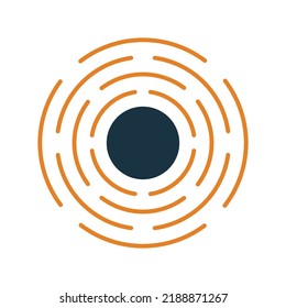 Black Hole Space Wormhole Icon Editable Stock Vector (Royalty Free ...