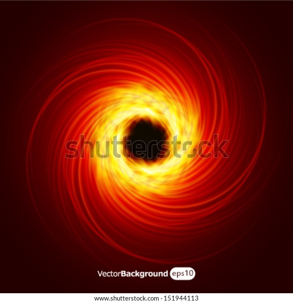 Black Hole Vortex Swirls Background Stock Vector (Royalty Free) 151944113