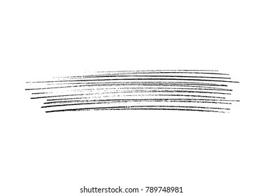 Black Horizontal Vector Brush Stroke Stock Vector (Royalty Free ...