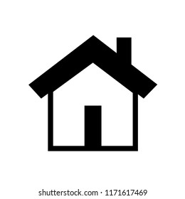 Black House Icon Stock Vector (Royalty Free) 1171617469 | Shutterstock