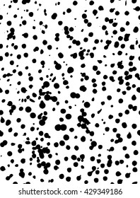 Black Ink Calligraphy Brush Paint Dots Stock Vector (Royalty Free ...