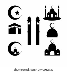 Makkah Medina Quds Arabic Islamic Vector Stock Vector (Royalty Free ...